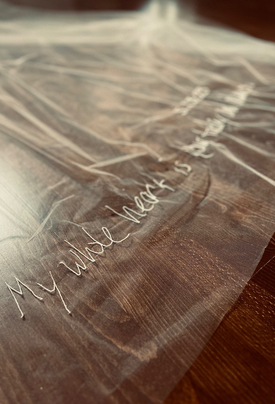 Custom Monogram Embroidered Wedding Veils with Words – One Blushing ...